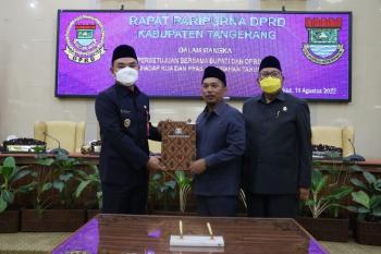 Bupati dan DPRD Kabupaten Tangerang Sepakati KUPA dan PPAS APBD 2022