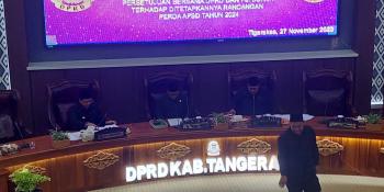 DPRD Setujui Rancangan Perda APBD Kabupaten Tangerang 2024